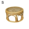 EZLIFE Rattan Round Riser Plant Stand Rattan Wicker Plant Stand Rattan ...