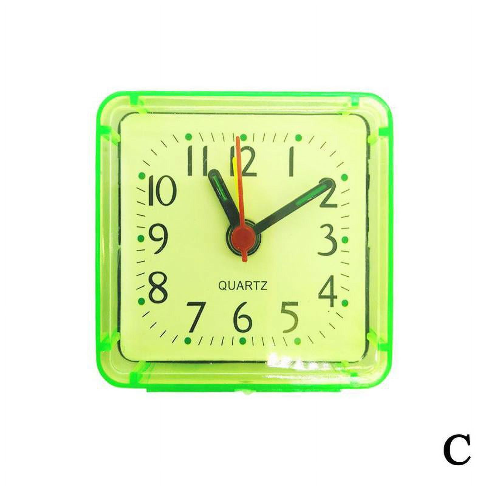 EZLIFE Small Alarm Clocks Beep Travel Office Square Quartz Desk FAST ...