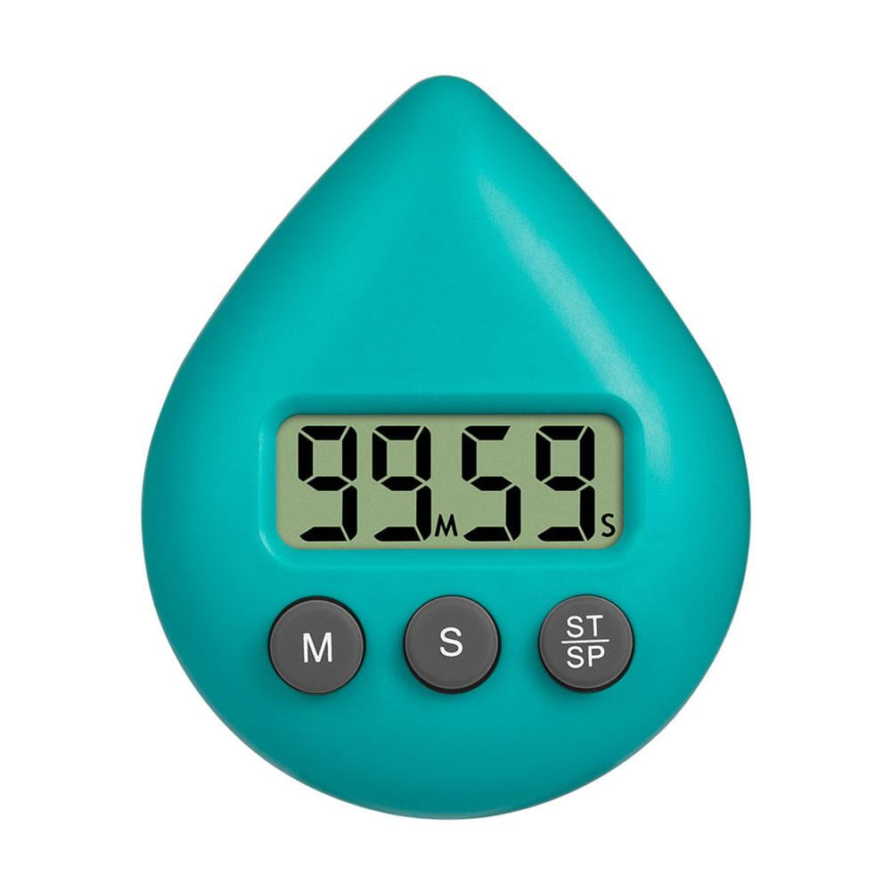 EZLIFE TPALPKT Water Drop Electronic Timer, Shower Timer for Kids Adults, Digital Kitchen ...