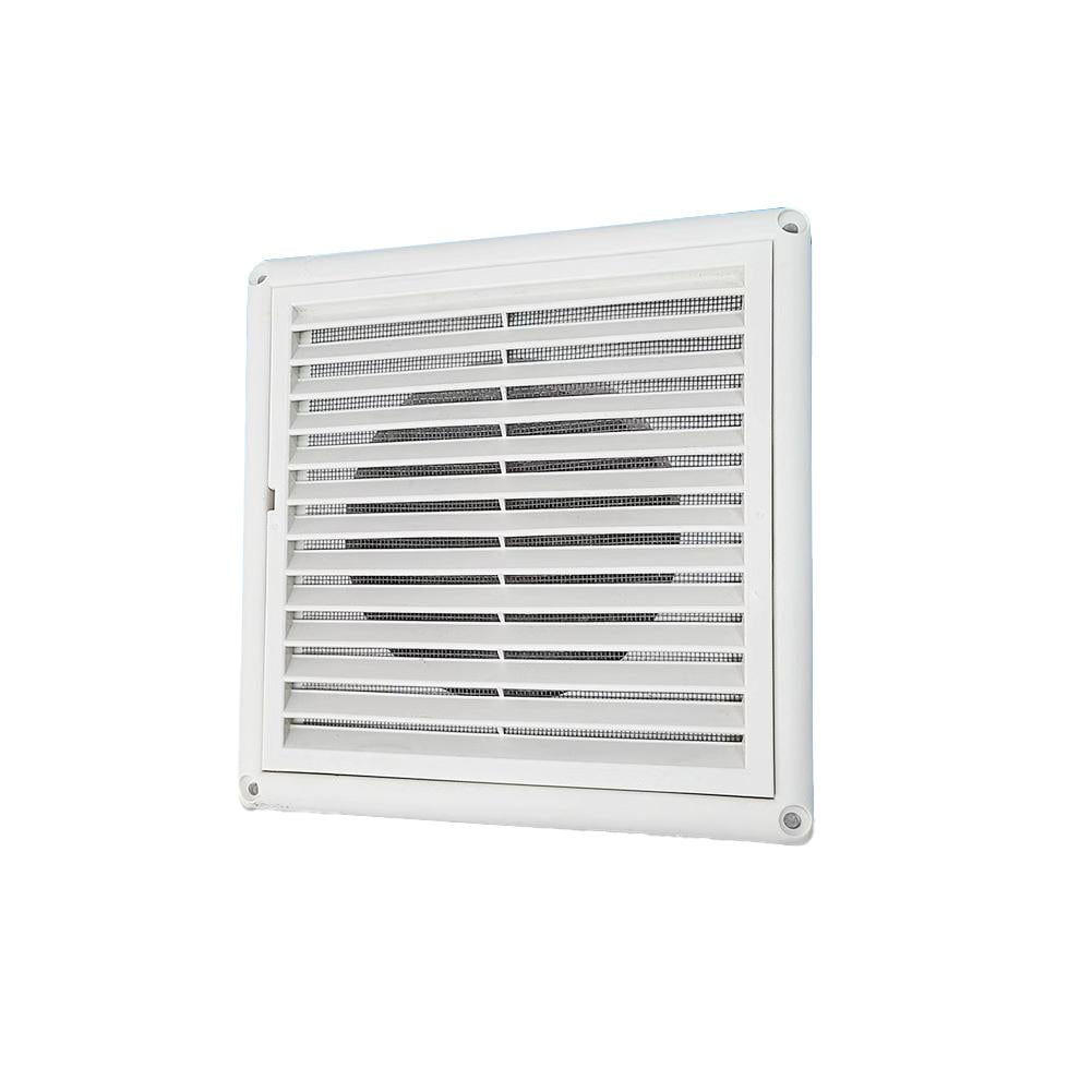 EZLIFE Vent Cover Grille Louver Cover Rust Proof Wall Vent White Vent ...