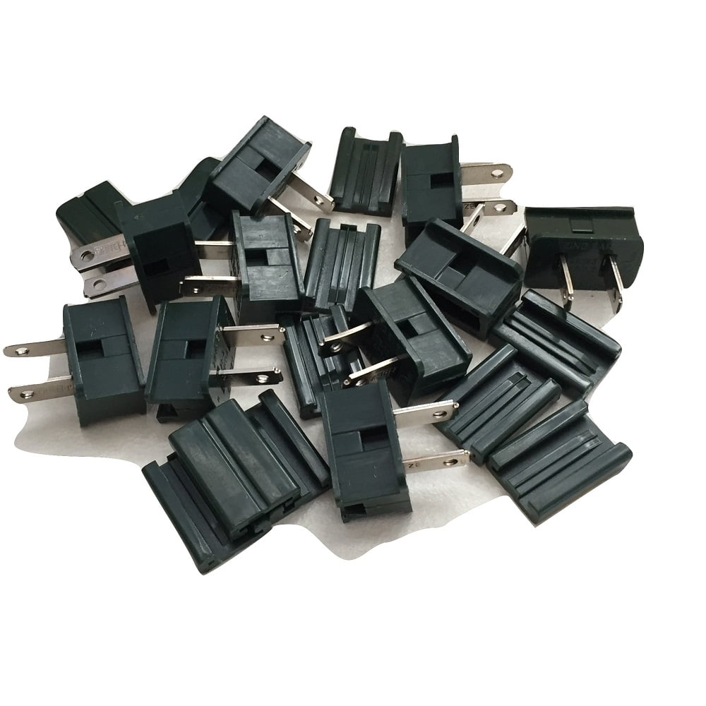 EZLS 10 Pack Green Male SPT-1 Zip Plug, Vampire Plug, Gilbert Plug ...