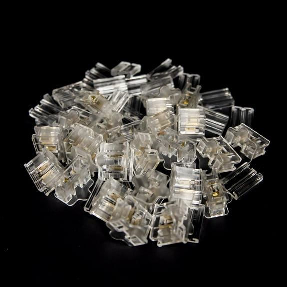 EZLS 25 Pack Clear Female Inline SPT-1 Zip Plug, Vampire Plug, Gilbert ...