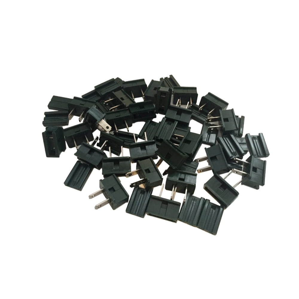 EZLS 25 Pack Green Male SPT-2 Zip Plug, Vampire Plug, Gilbert Plug ...