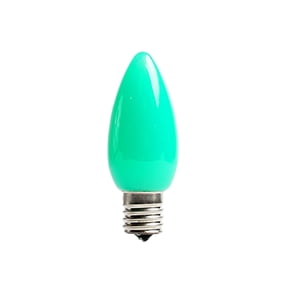 Box of 25, 7W Decorative Light Bulbs, C7 Base, Red & Green - Ideal for ...