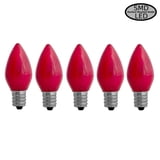EZLS Red Opaque C7 SMD LED Replacement Bulb, 5 Pack - Walmart.com