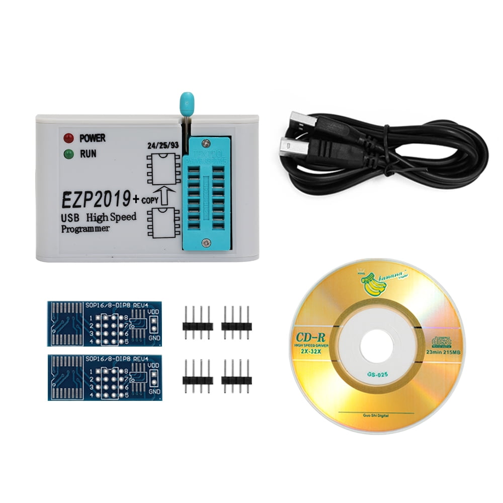 EZP2019 High Speed USB SPI Programmer Support 32M Flash 24 25 93 EEPROM 25 Flash bios Win7 Win8 ...