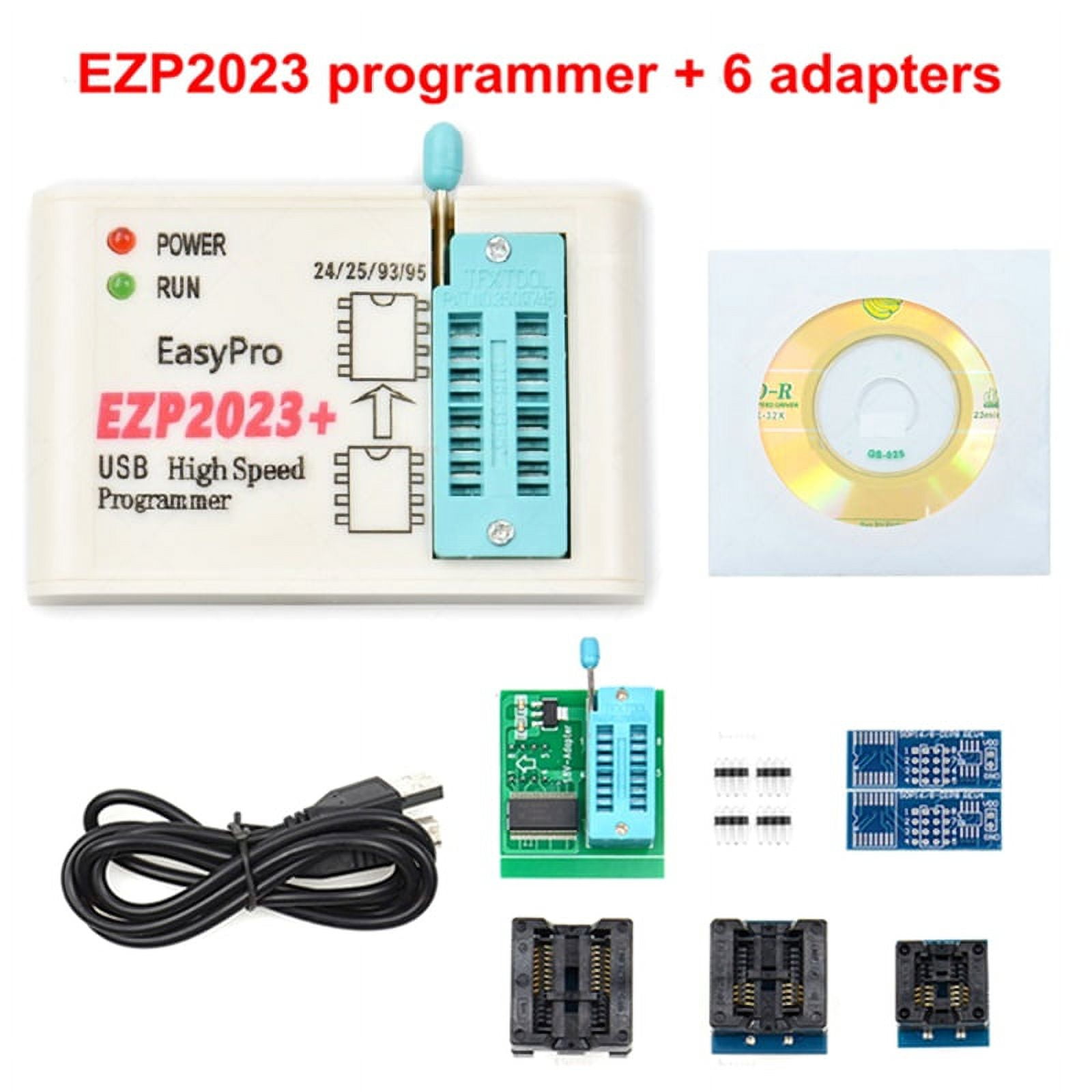 EZP2023 High-Speed USB SPI FLASH Programmer Compiler Support 24/25/93 ...
