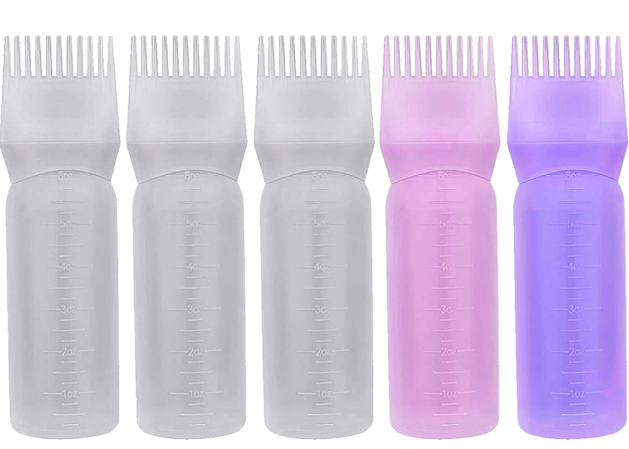 EZPRO USA Empty Hair Comb Applicator 7oz for All Purpose Squeeze Bottle ...