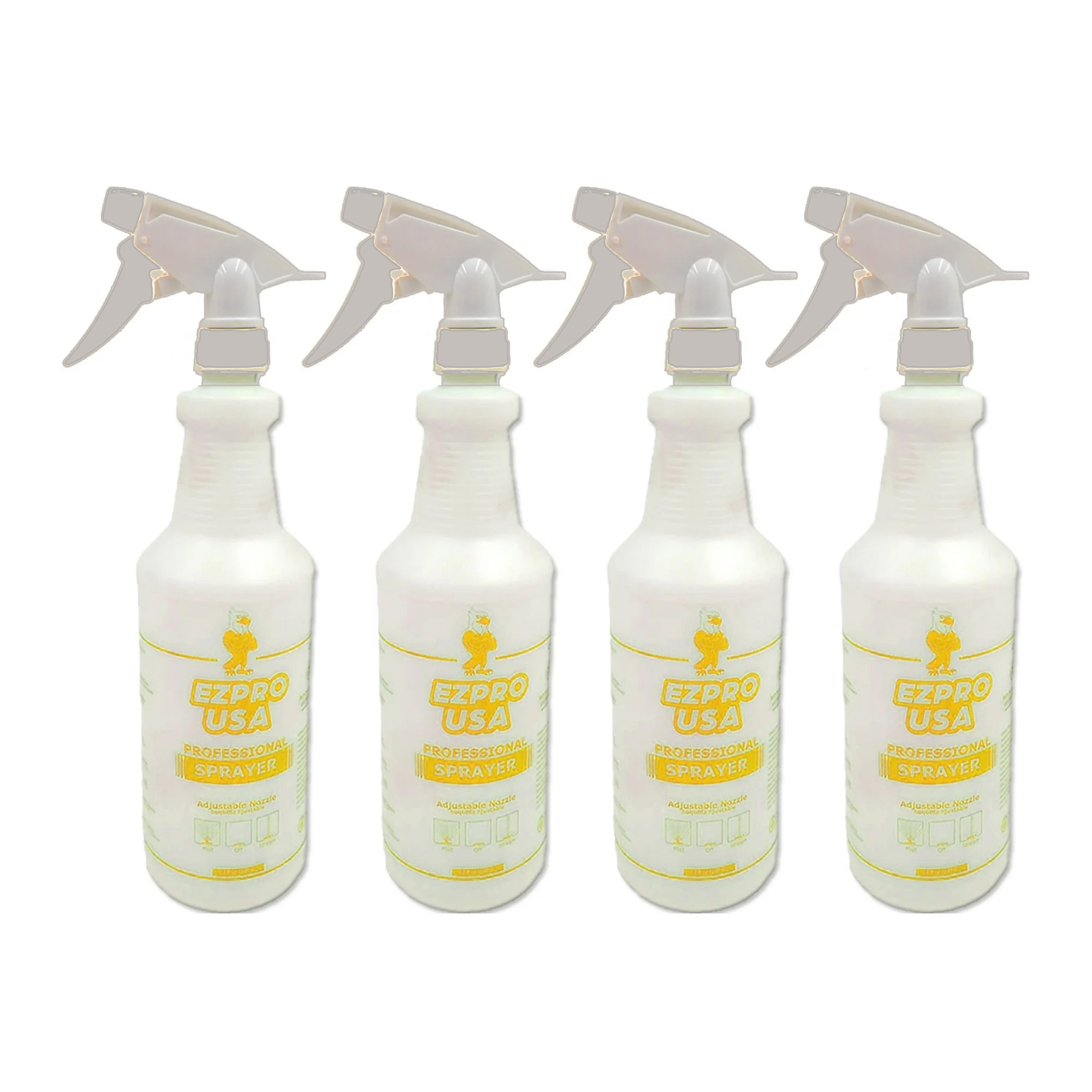 EZPRO USA Empty Spray Bottles for Cleaning Solutions, Clean Bottle ...