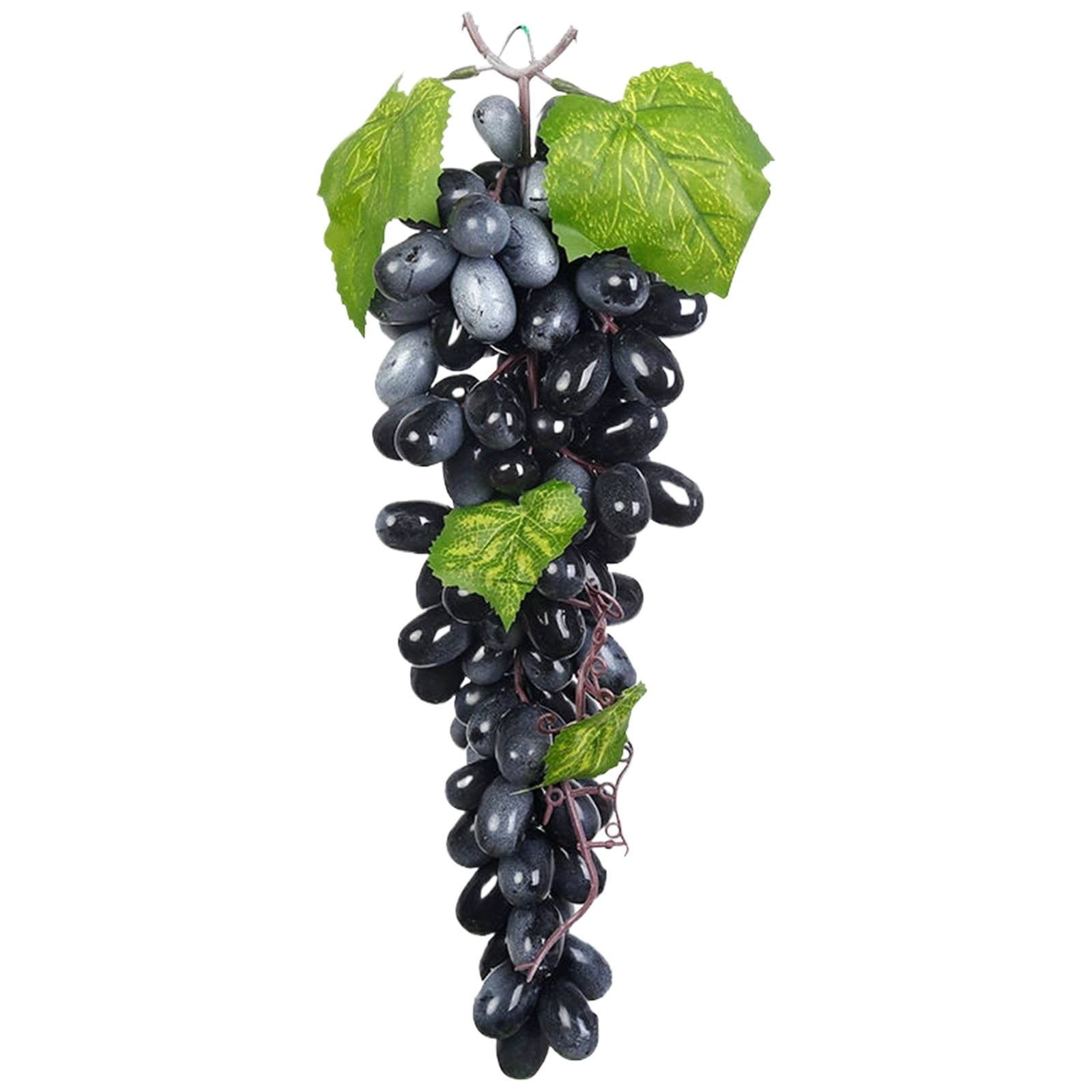 EZPXFCI 1 bunches Large Bunch Artificial Grape Lifelike Artificial ...