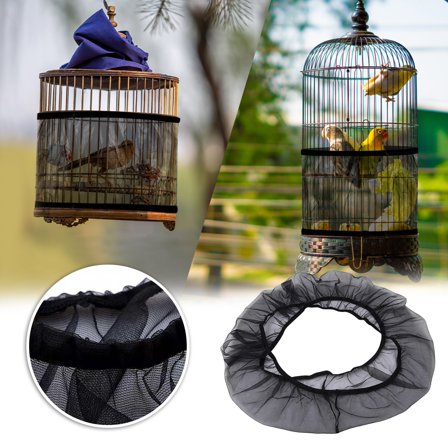 Ywlanda Bird Cage Seed Catcher: Nylon Mesh Net Cover for Parrot ...
