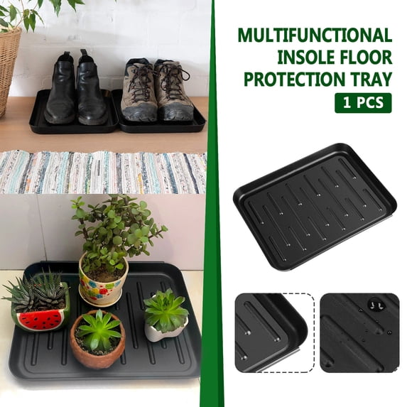EZPXFCI Boot Tray for Entryway Indoor,1 Pack Plastic Shoe Mat Small Wet ...