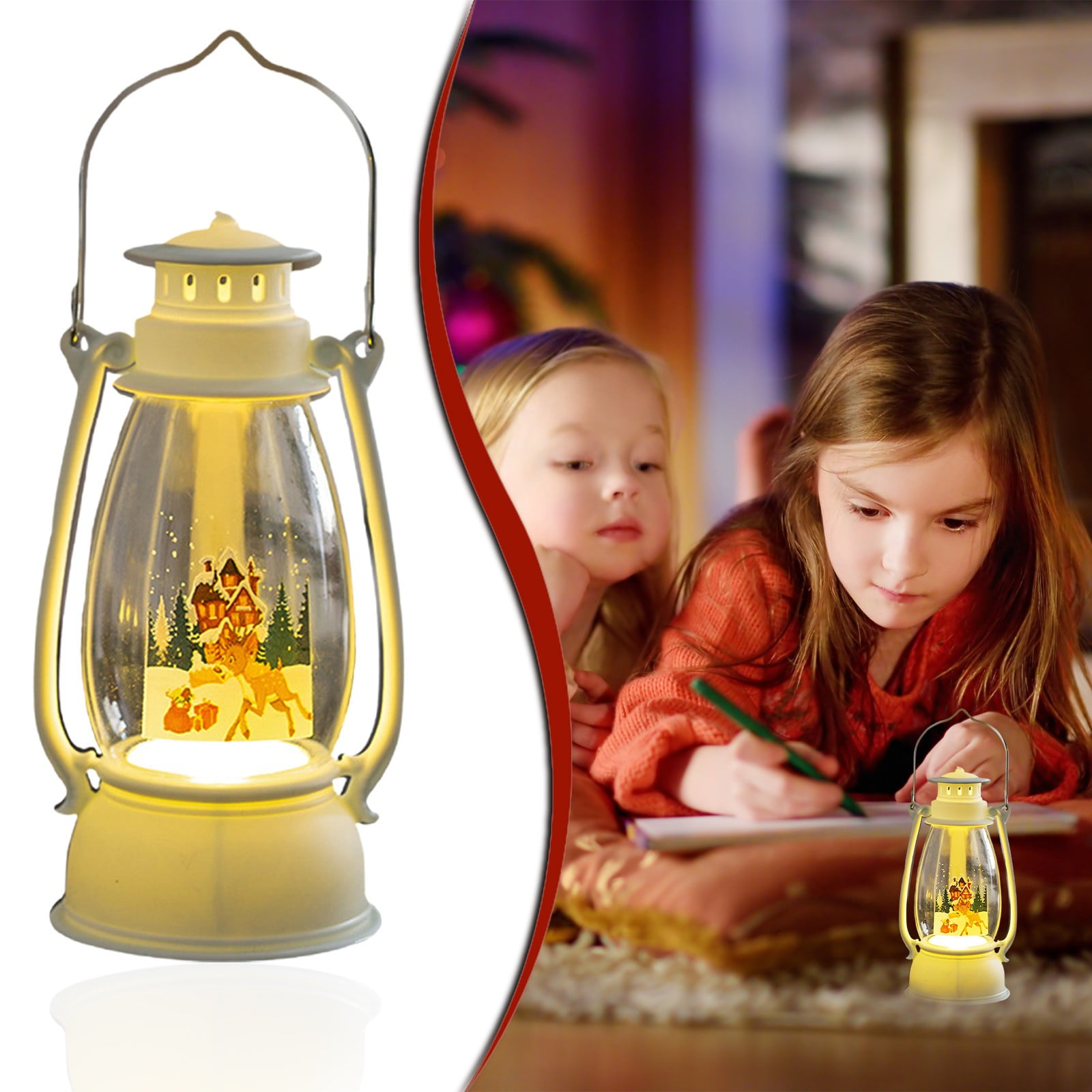 EZPXFCI Lighted Christmas Snowman Decor - Flickering LED Battery ...