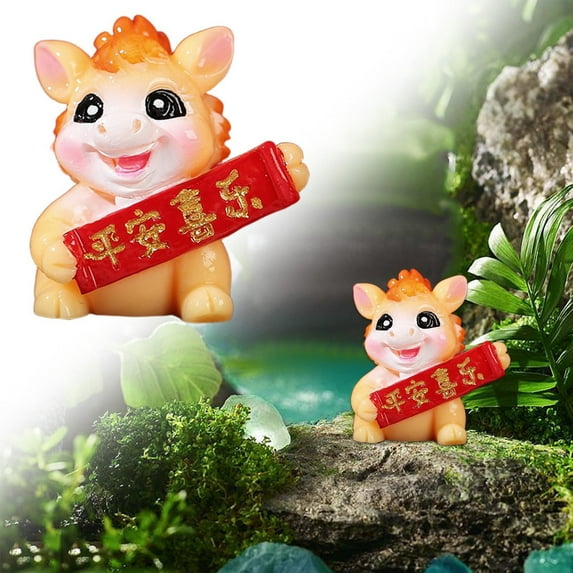 EZPXFCI Mini Resin Horse Figurines Chinese Zodiac Animal Statues for ...