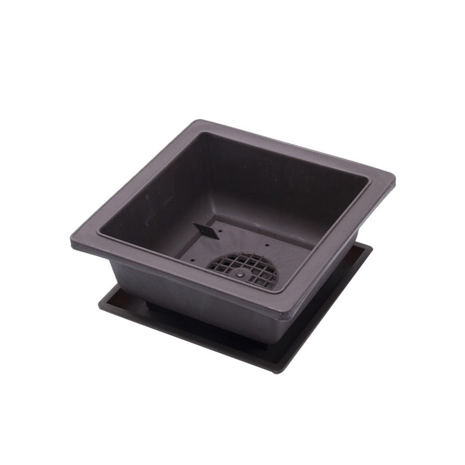 EZPXFCI Plastic Small Square Plant Pots with Drainage Hole, Flower ...