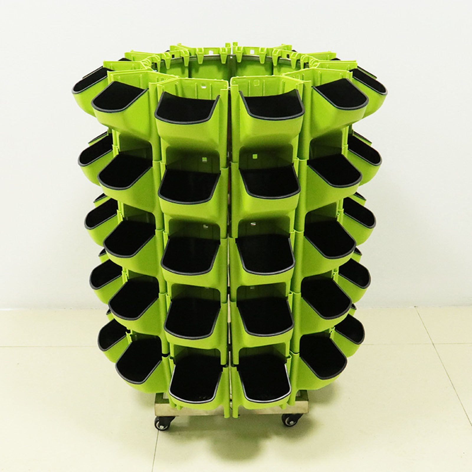 EZPXFCI Stackable Vertical Flower Pot Planter Gardening Pot for Indoor ...