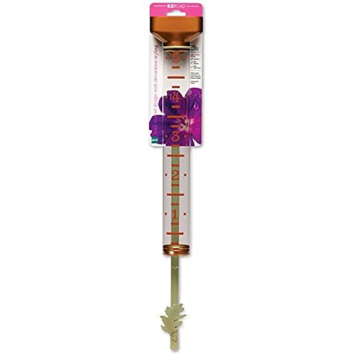 EZRead 15” Giant Professional Outdoor rain Gauge, USA Made Heavy Duty ...