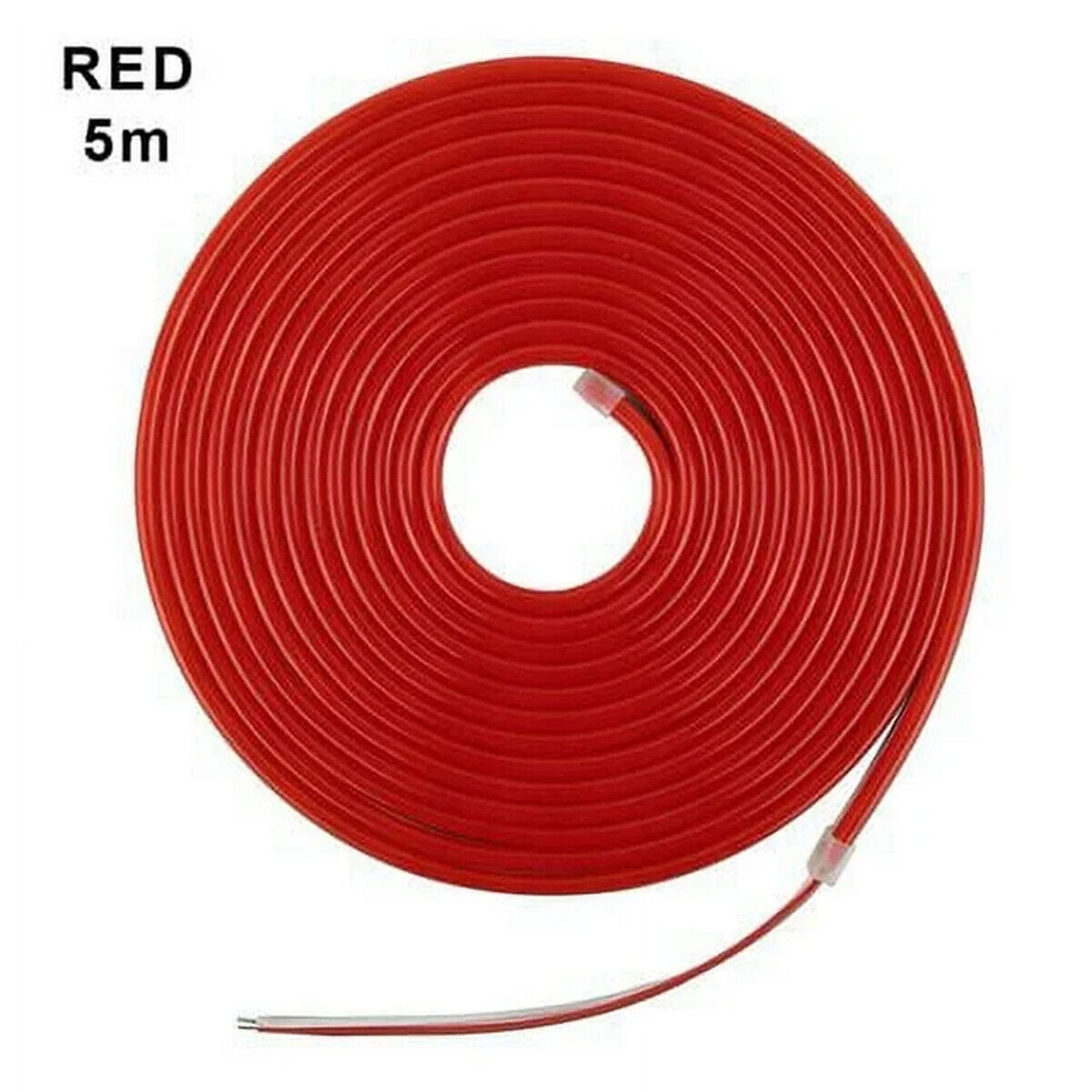 EZTRONICSCORPLED Neon Strip Lights, 6500K White 12V/16.4ft,Cuttable ...