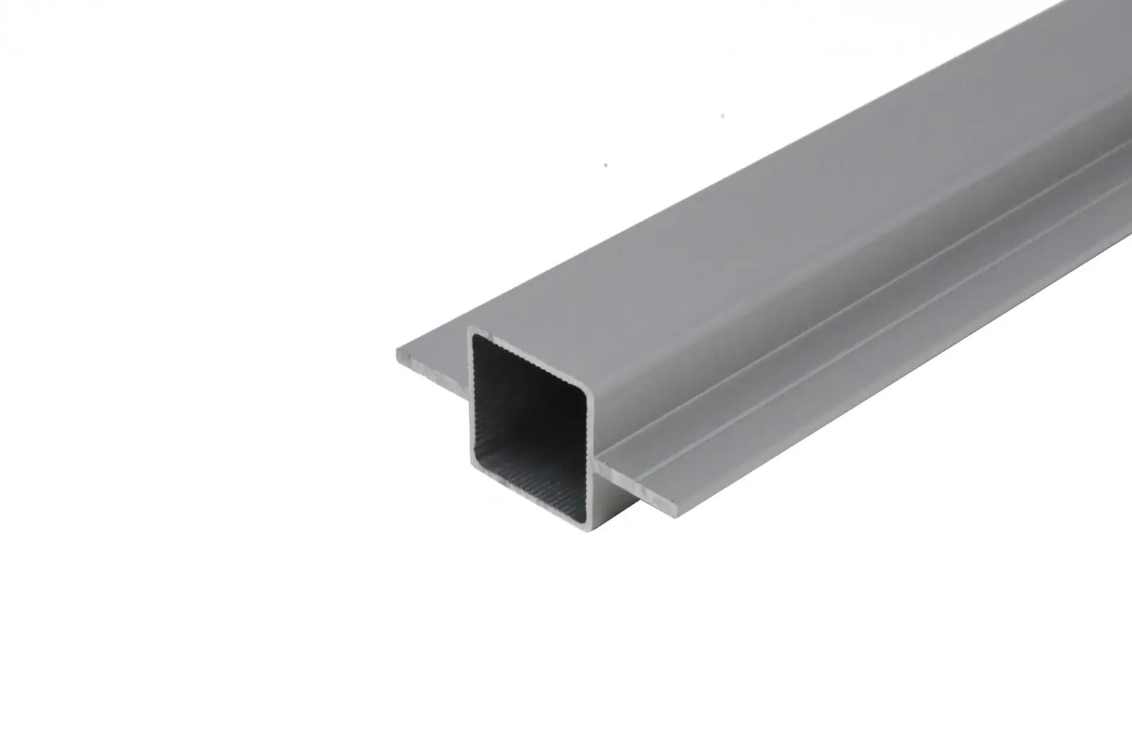 EZTube 100-160 2-Way Double I-Fin Square Aluminum Extrusion, 1/4 ...