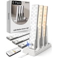 EZVALO 56 LED Rechargeable Under Cabinet Lights with Charging Station ...