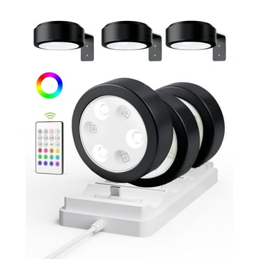 SUNBEAK Wireless Picture Light,Dimmable Battery-Operated Art Light with ...