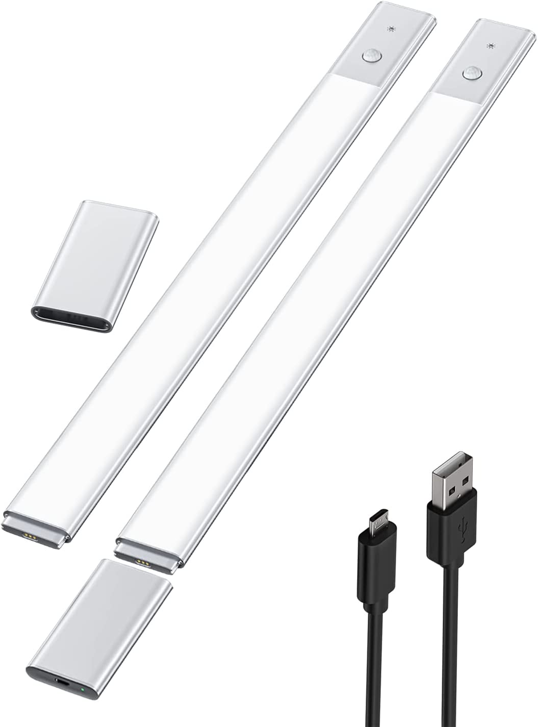 EZVALO Motion Sensor Light Indoor, Rechargeable Under Cabinet Lighting ...