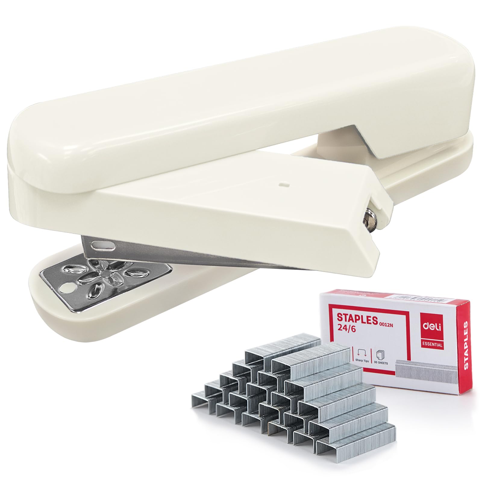 EZWORK Swing-Arm Swivel Stapler, 20 Sheets Capacity, 360 Degree Rotate ...