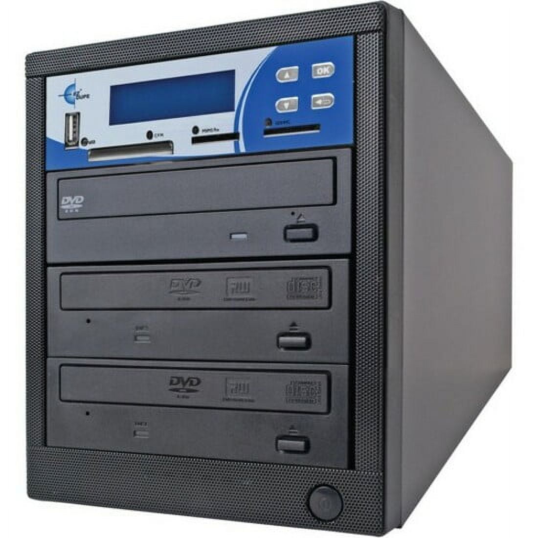 EZdupe MM02PIB 1:2 CD/DVD Duplicator - Walmart.com
