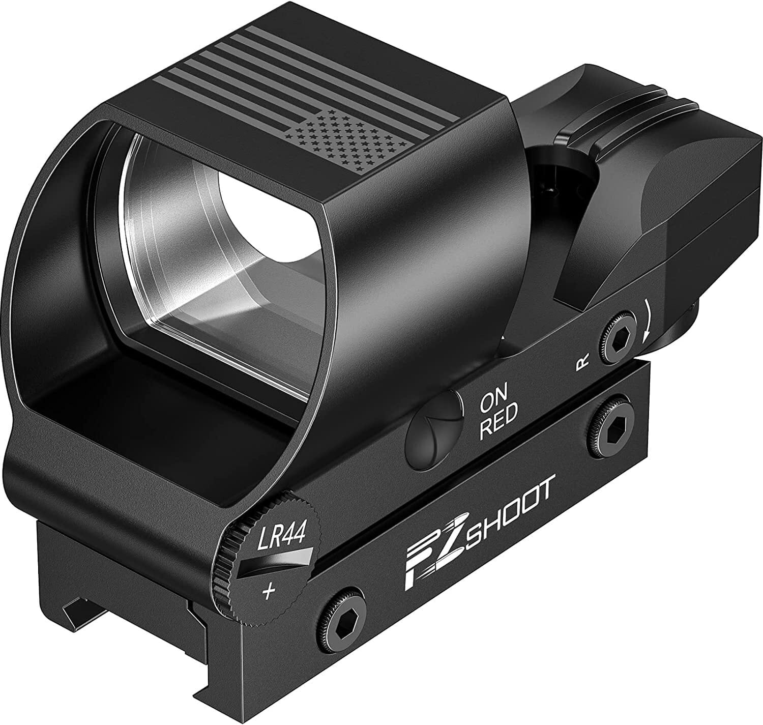 EZshoot Adjustable Rifle Scope Sight with 45 Degree Offset Mount ...