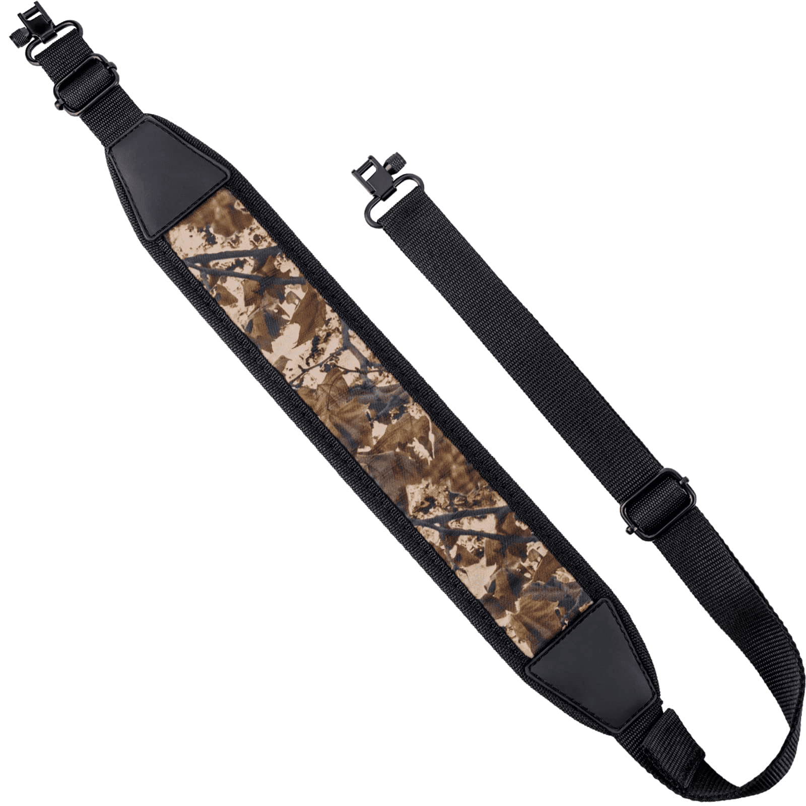 EZshoot Adjustable Hunting Rifle Sling with Swivels, Neoprene Padded ...