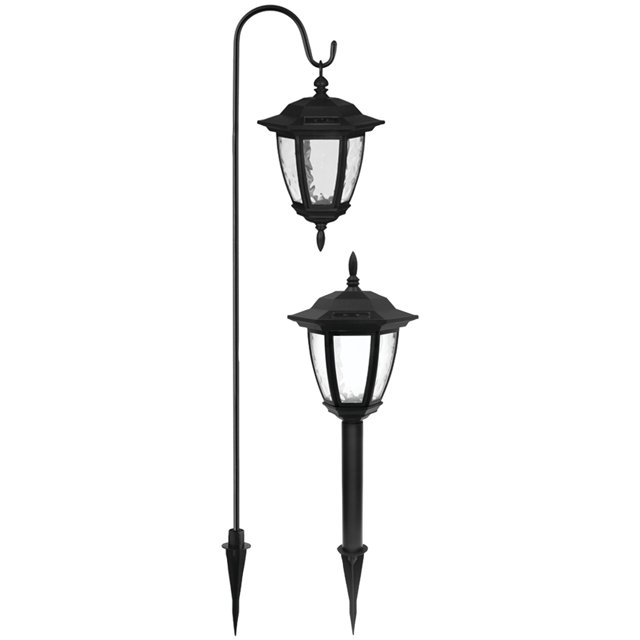EZsolar CPM1A-R2-BK-2 Solar Dual-use Pathway Light - Walmart.com