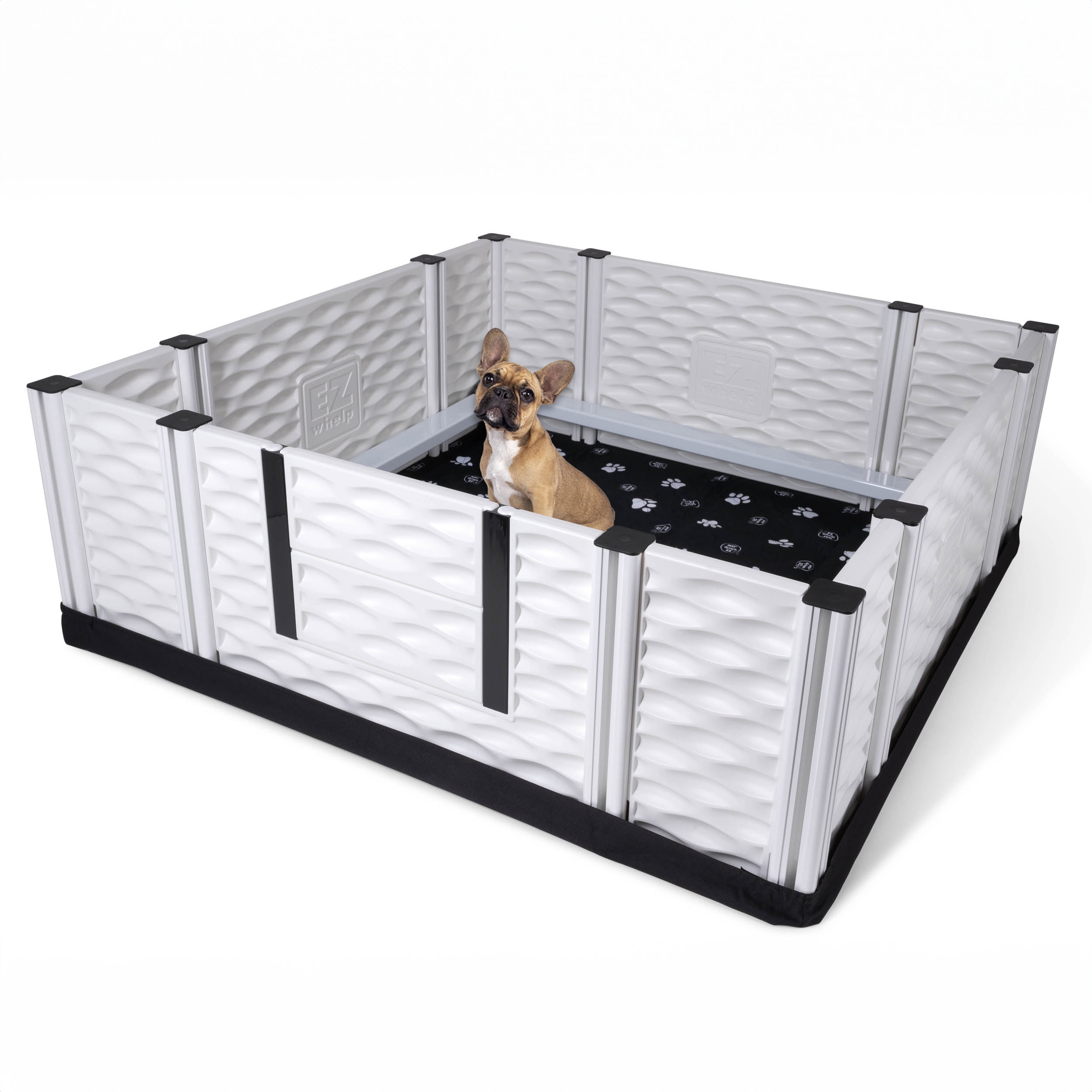 "EZwhelp EZclassic Portable Large Dog Whelping Box with Rails, 48"" x ...