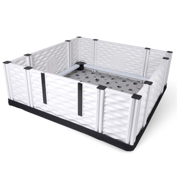 "EZwhelp EZclassic Portable Large Dog Whelping Box with Rails, 48"" x ...