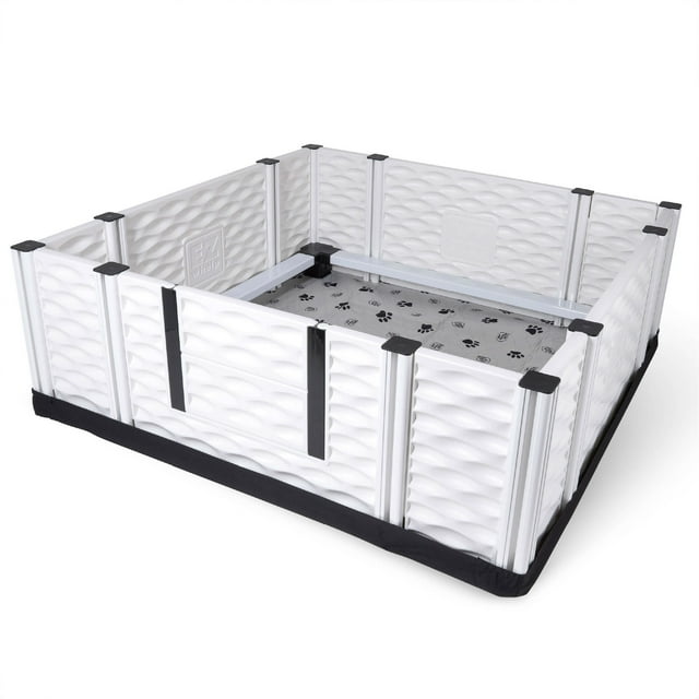 "EZwhelp EZclassic Portable Large Dog Whelping Box with Rails, 48"" x ...