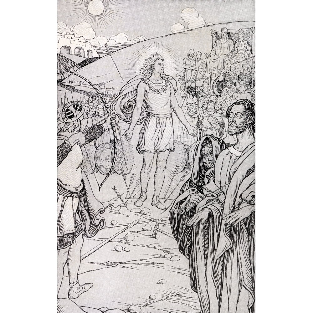 Each Arrow Overshot His Head Illustration By E Boyd Smith From The Book ...