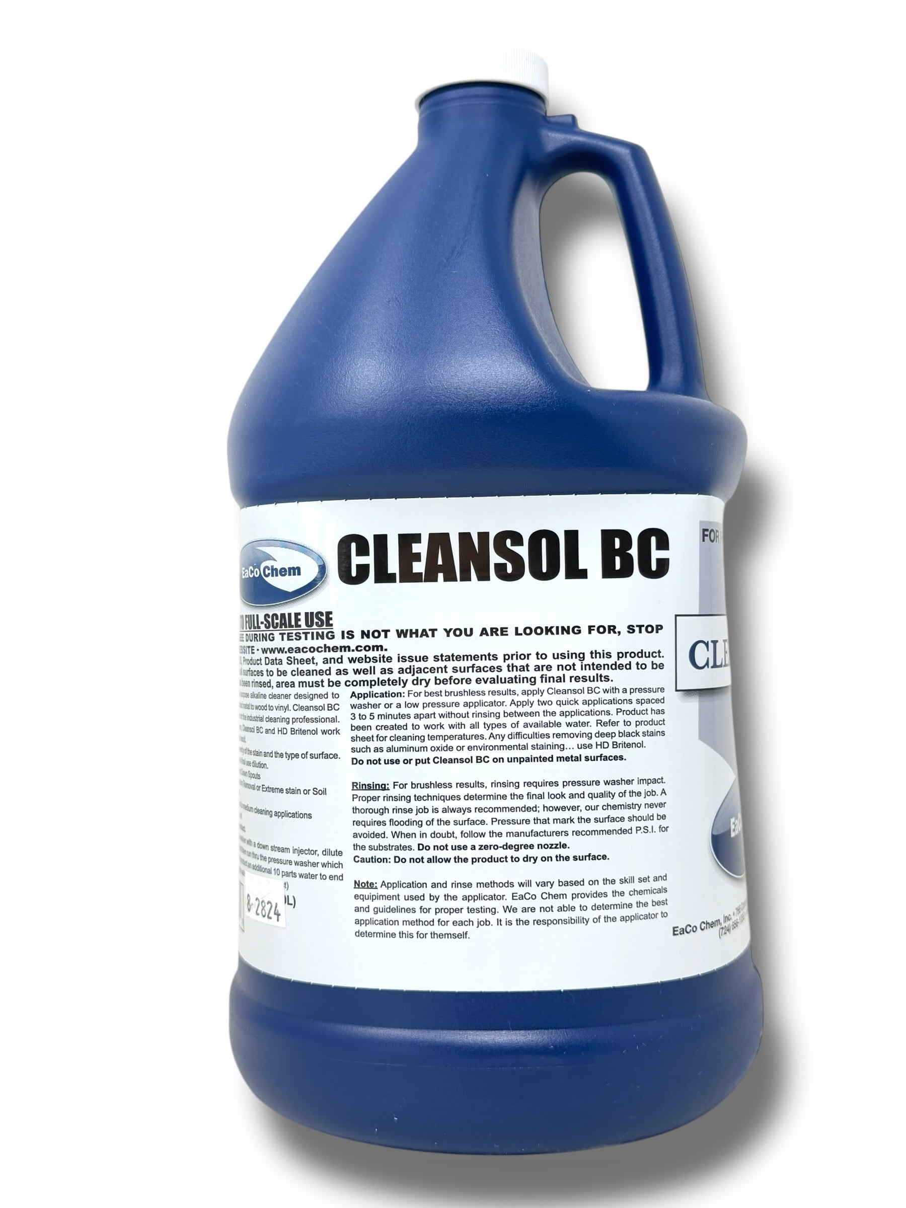 Eaco Chem - Cleansol BC - Remove Deep Staining from Painted Metal, Wood ...