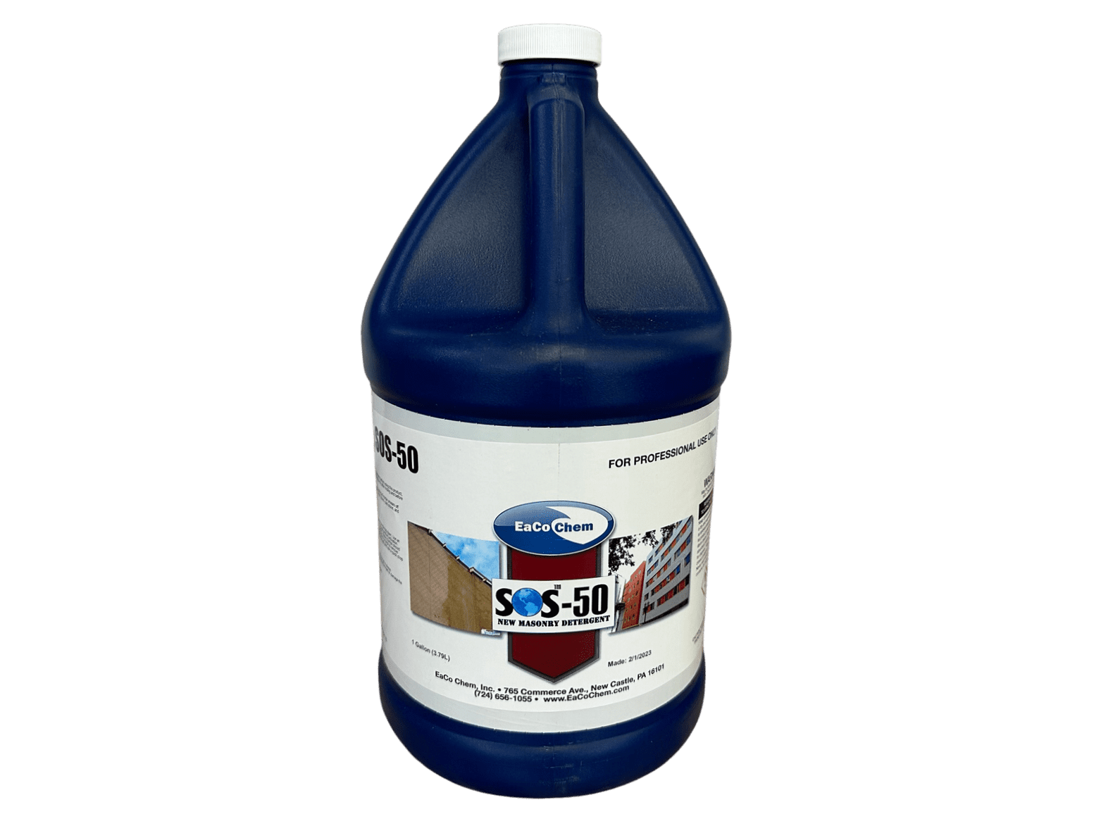 Eaco Chem - SOS-50 - Masonry Detergent to Remove Mortar Smears on Brick ...