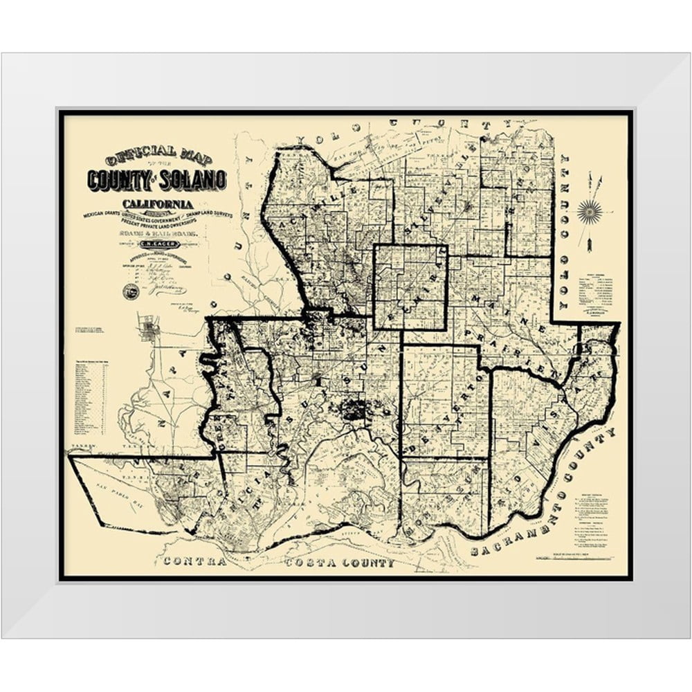 Eager 31x26 White Modern Wood Framed Museum Art Print Titled - Solano ...