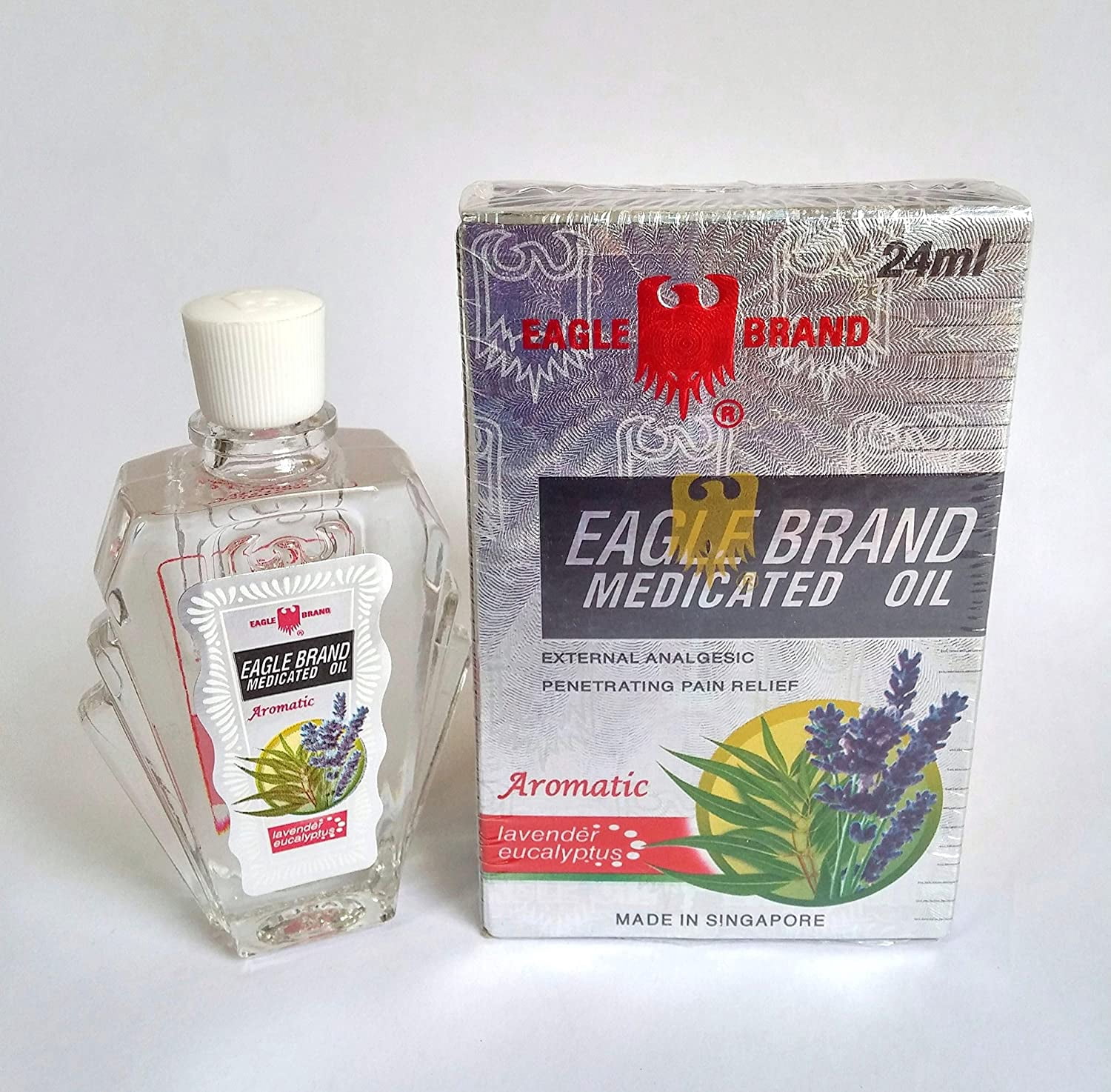 Eagle 6 Packs - 24ml Brand Medicated Oil External Analgesic (Aromatic ...