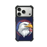 Eagle, America Flag Background Shockproof Case For iPhone 12 13 14 15 ...