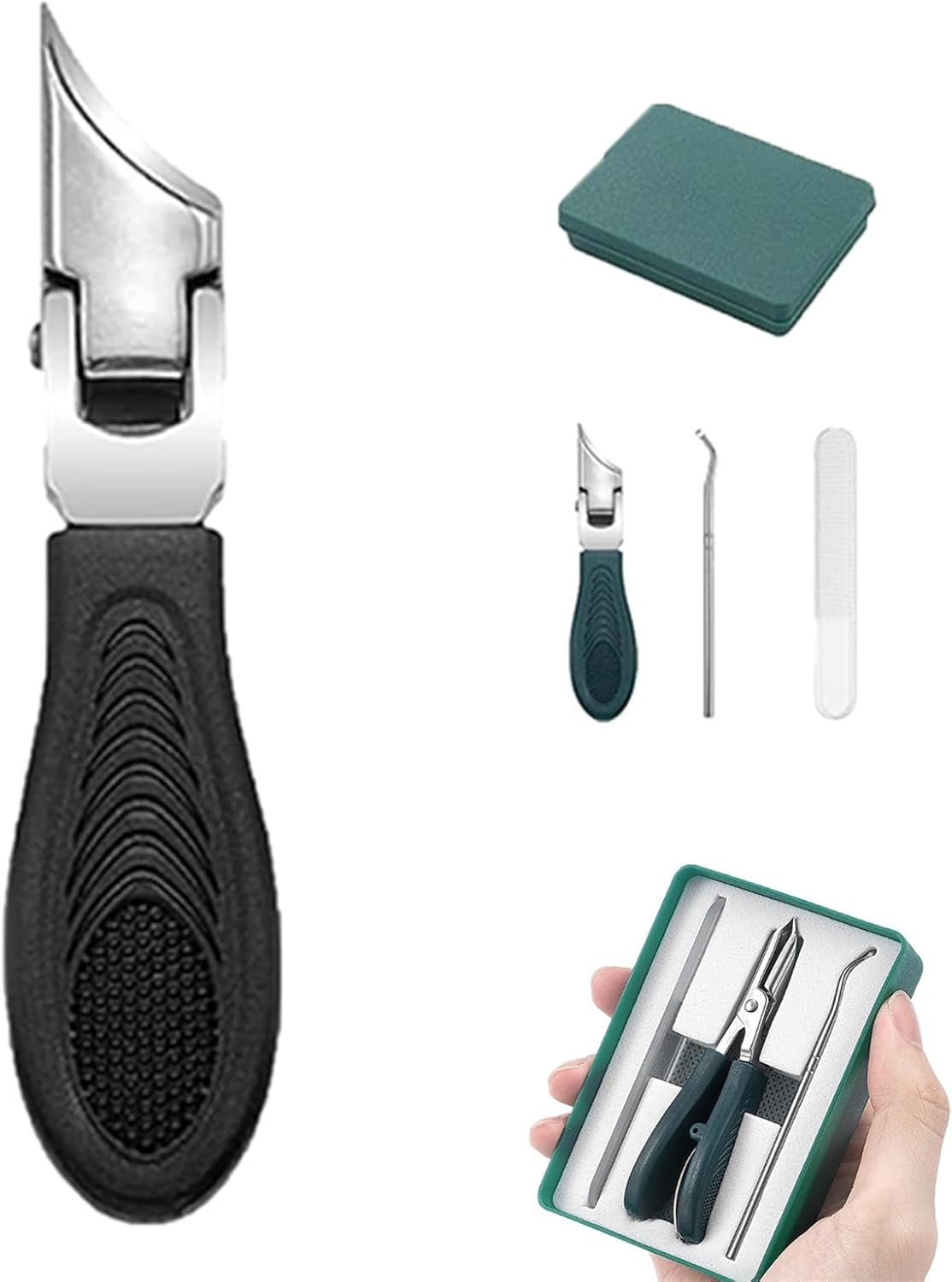 Eagle Beak Angled Nail Clippers 3-Piece Set, Similarlyl Nail Clippers ...