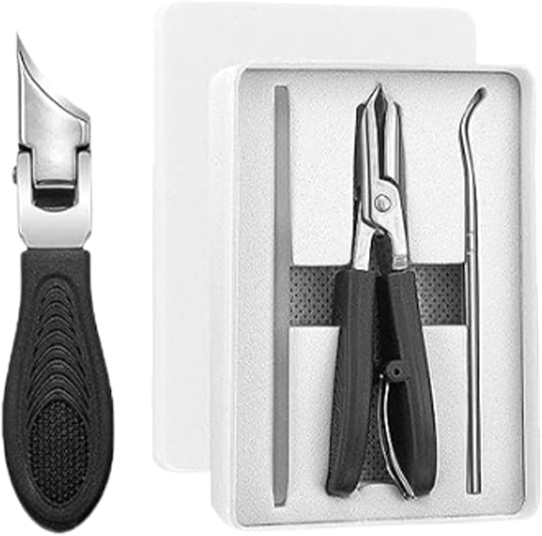 Eagle Beak Angled Nail Clippers,Wide Jaw Opening Anti-Splash Slanted ...