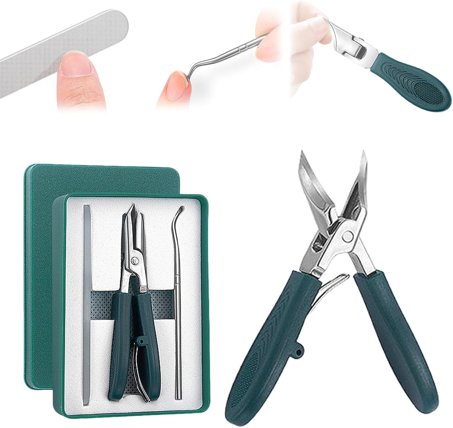 Eagle Beak Beveled Nail Clippers, 3-Piece Sets of Eagle Beak Beveled ...