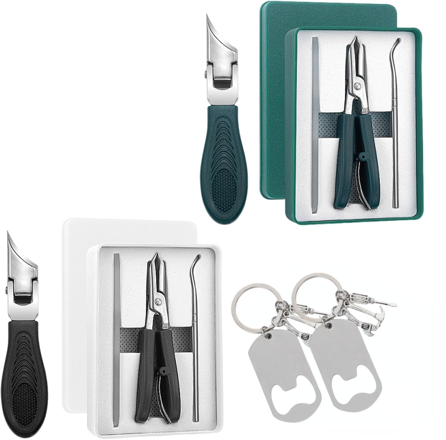 Eagle Beak Beveled Nail Clippers, Three Sets of Eagle Beak Beveled ...