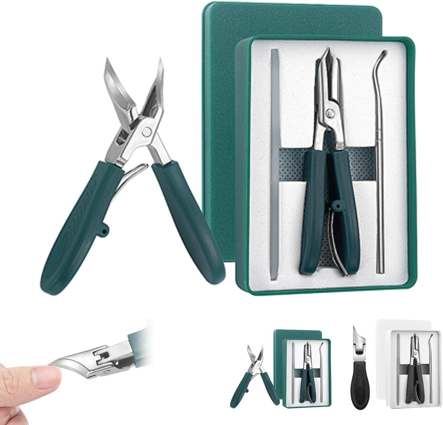 Eagle Beak Beveled Nail Clippers, Three Sets of Eagle Beak Beveled Nail ...