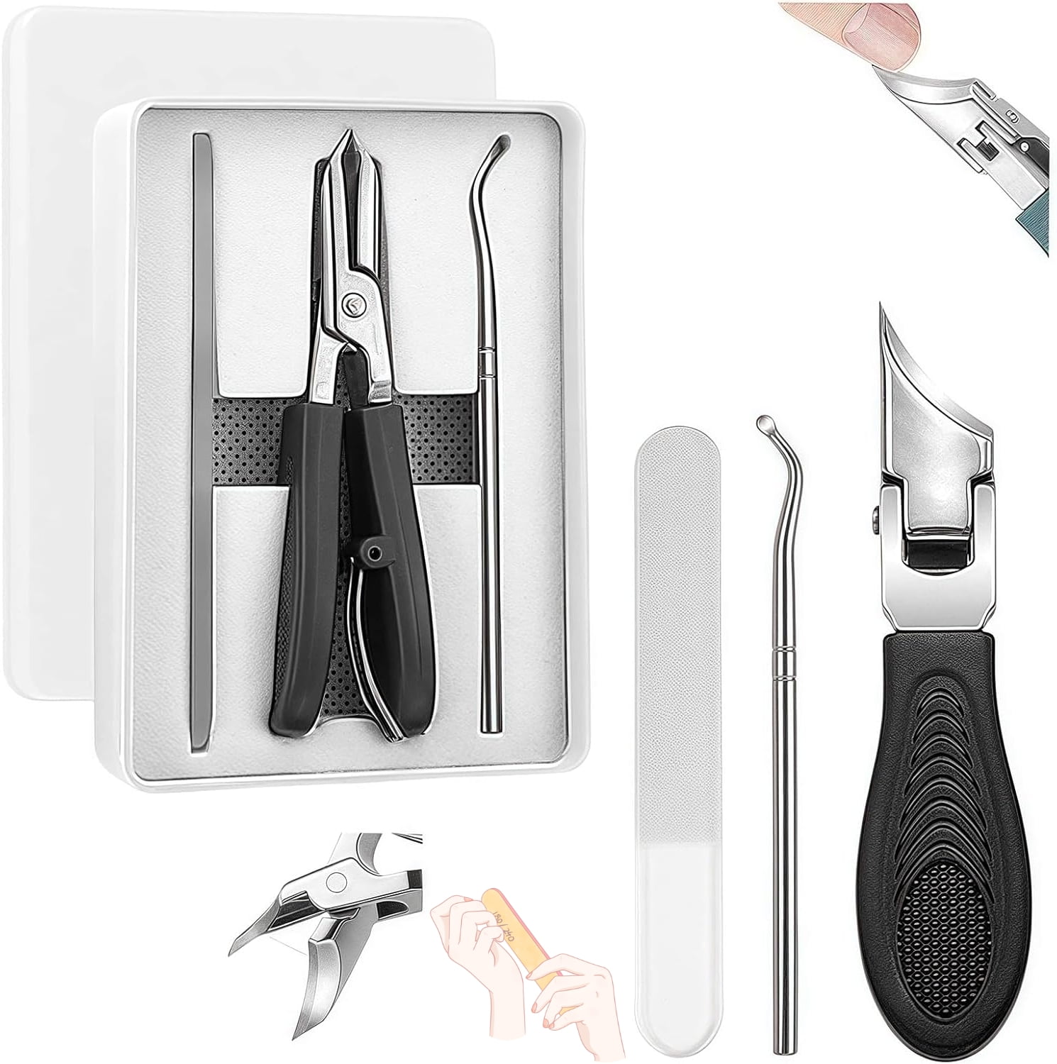Eagle Beak Nail Clippers, Three Sets of Eagle Beak Beveled Nail ...