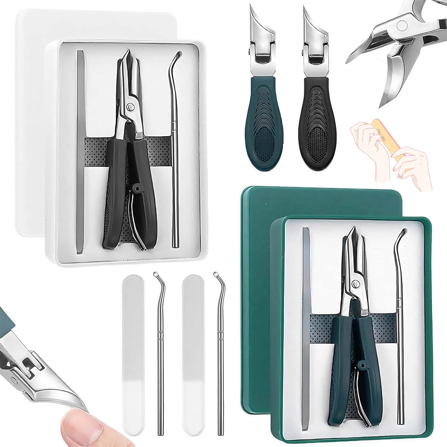 Eagle Beak Nail Clippers, Three Sets of Eagle Beak Beveled Nail ...