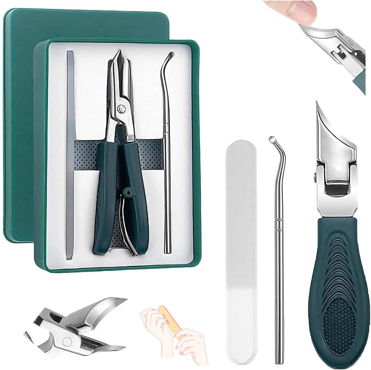 Eagle Beak Nail Clippers, Three Sets of Eagle Beak Beveled Nail ...