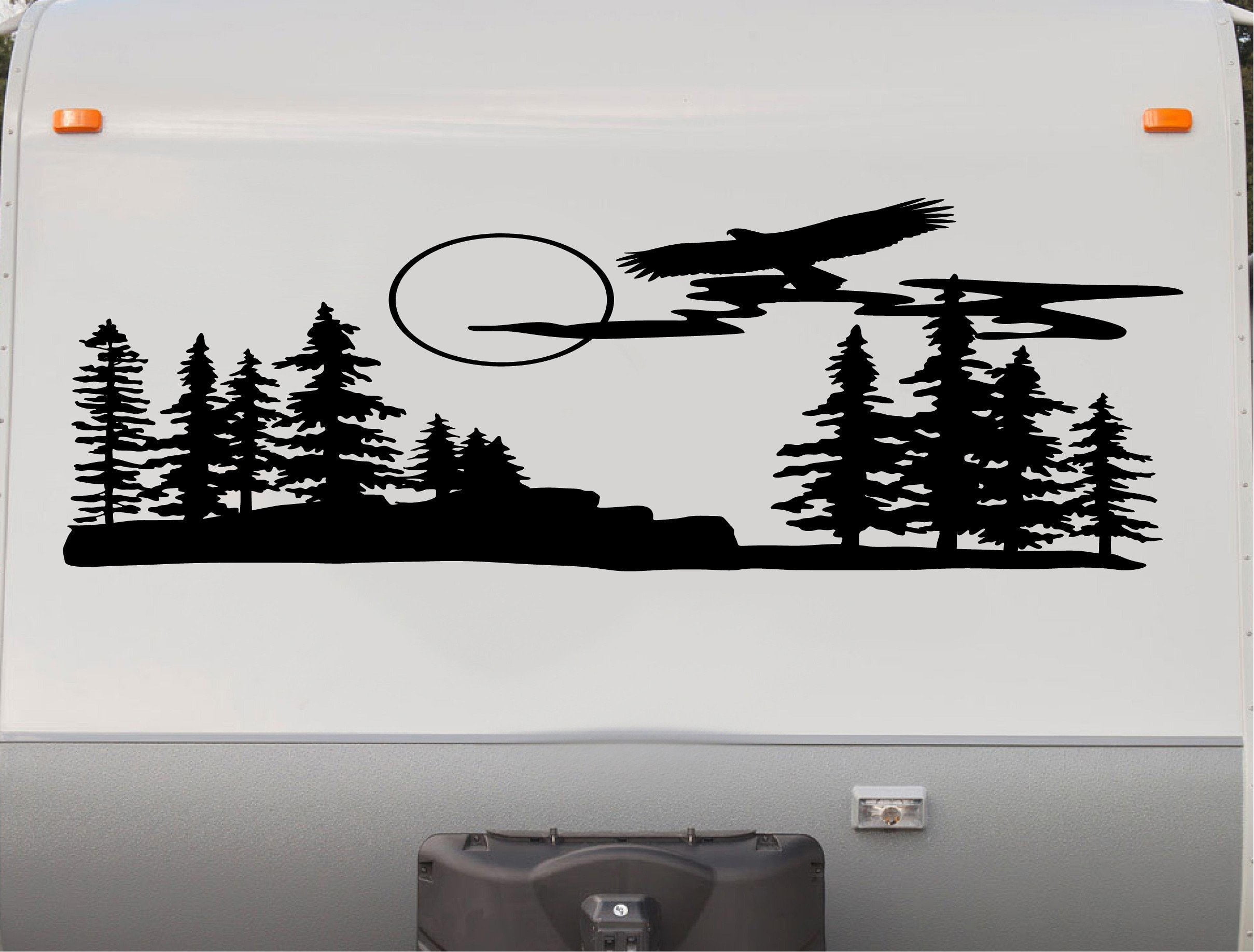 Eagle Bird RV Camper Replacement Decal Scene Trailer Stickers CT07 ...