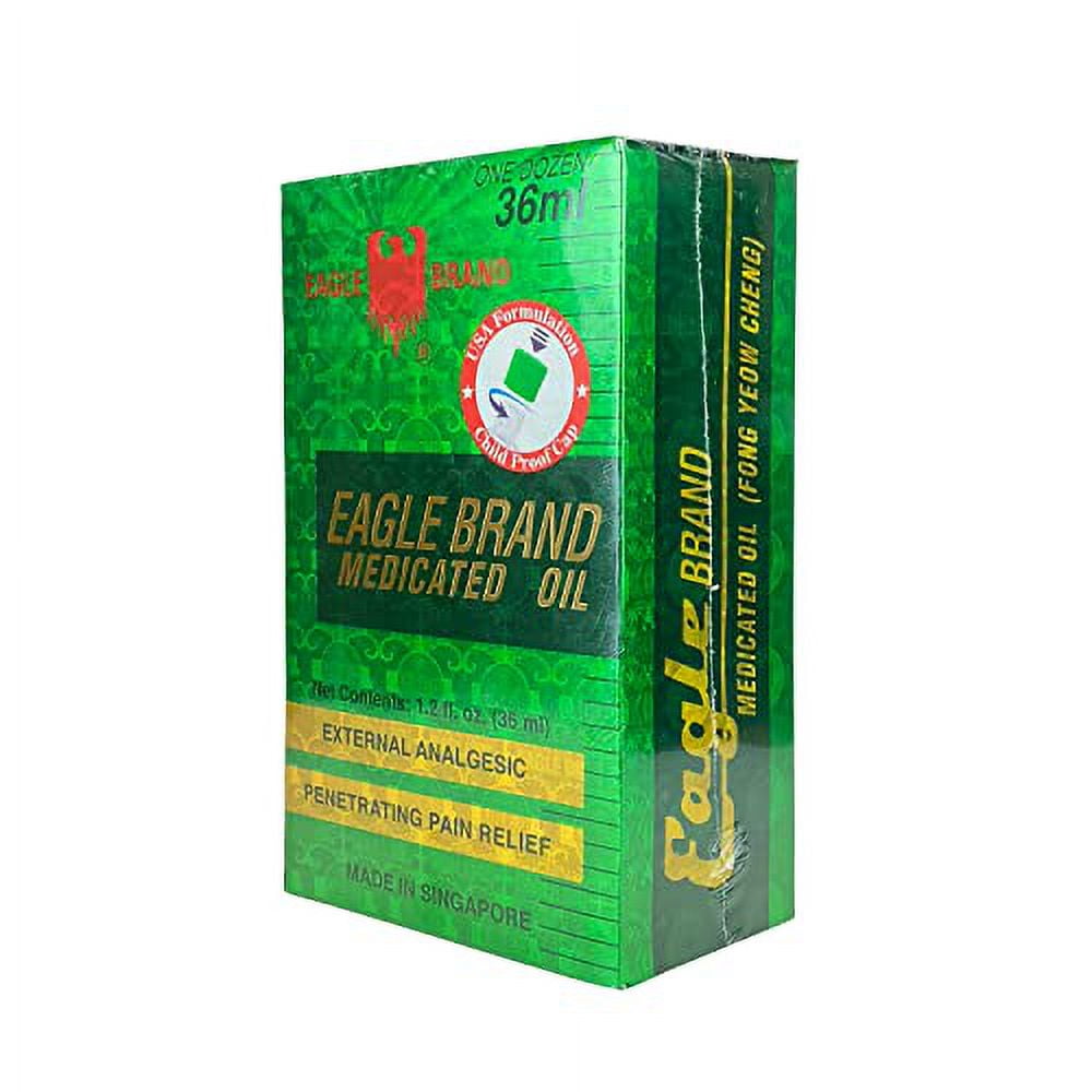 Eagle Brand Medicated Oil 36 mL (12 Packs) - Walmart.com